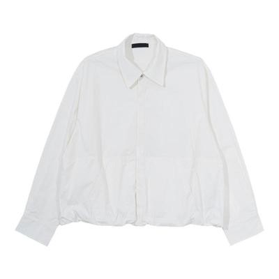 Hualun纯棉外套黑色夹克衬衫