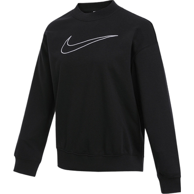滔搏NIKE耐克女子运动训练休闲大LOGO圆领套头衫卫衣DQ5543-010