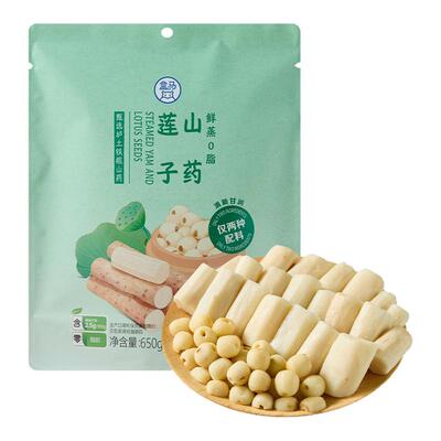 盒马 鲜蒸0脂山药莲子 650g