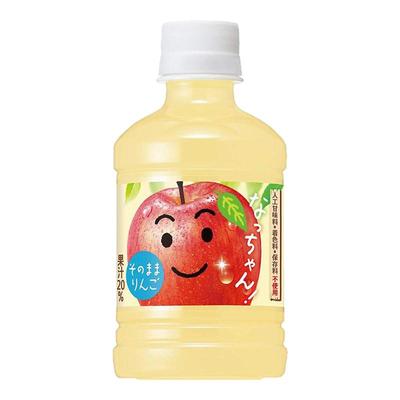 6瓶包邮网红日本SUNTORY三得利苹果汁果香浓郁新口感无添加280ml