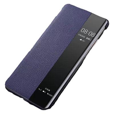 适用华为mate40手机壳mate40Pro真皮皮套mate40e保护壳全包防摔翻盖超薄智能视窗mate40epro外壳mate40pro套
