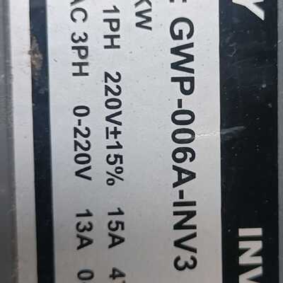 议价G-WAY变频器GWP-006A-INV3维修