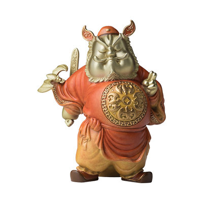 铜师傅《钟馗送福》摆件