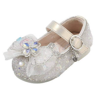 女童水晶鞋洋气公主鞋