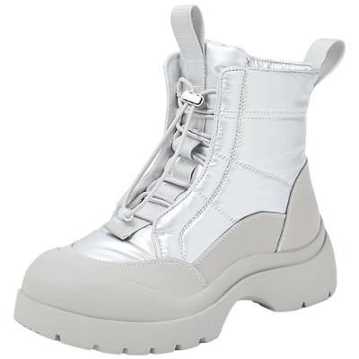 康莉寒冬靴绒里橡胶雪地靴保暖靴