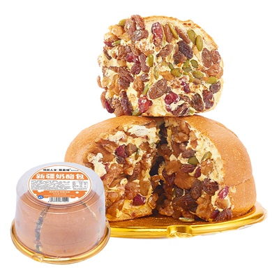 牧民人家新疆奶酪包动物奶油制作