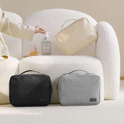 易旅旅行洗漱包便携迷你洗漱杯组合男士大容量干湿分离收纳悬挂包