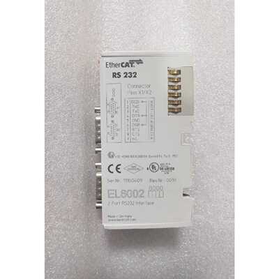 询价倍福EL6002 EtherCAT RS232接口模块