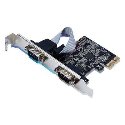 DIEWU AX99100原装PCI-E串口卡 pcie转串口 RS232接口工控扩展卡