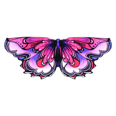 儿童渐变彩色蝴蝶翅膀舞台背饰