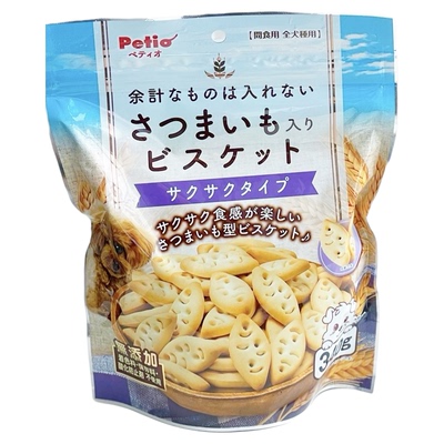 Petio红薯饼干幼老龄通用狗零食