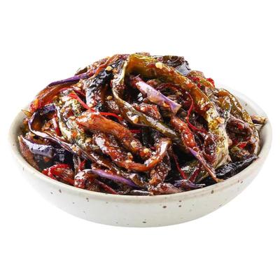 朝鲜族东北酱茄子茄子干下饭菜