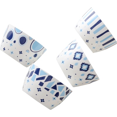 自选碗盘高颜值地中海风骨瓷餐具