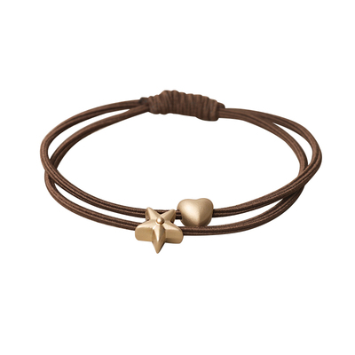 发绳合金皮绳复古法式耐用