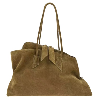 Kylie同款不规则真皮单肩手提包