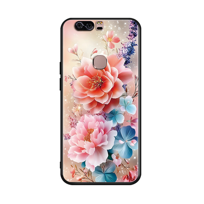 秋昊适用于华为荣耀v8手机壳KTN-AL20好看KNT-AL10春天V八花卉HWv防摔KNT-TL10唯美knttl10保护套UL10软knt-a