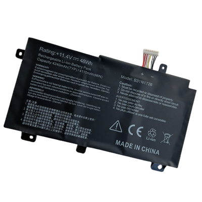 适用于华硕 FX80G FX86F/G FX95G/D FX504G FX505G B31N1726 电池