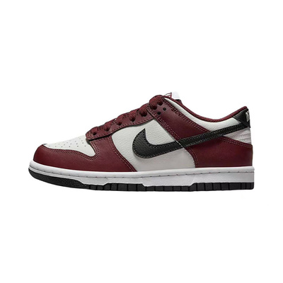 耐克/Nike Dunk Low GS 红白黑女子复古低帮休闲板鞋 FZ4352-600