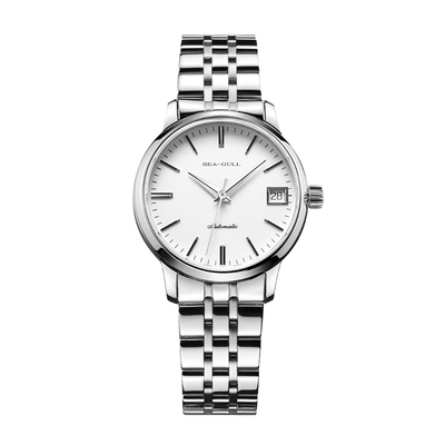 海鸥商务防水钢带自动机械男表