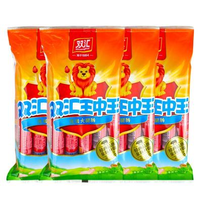 双汇王中王火腿肠600g袋王泡面搭档香肠零食500g即食肉肠优级