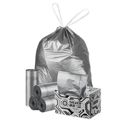 免撕|抽绳固成手提式加厚垃圾袋