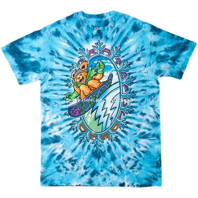 正版乐队vintage摇滚短袖扎染