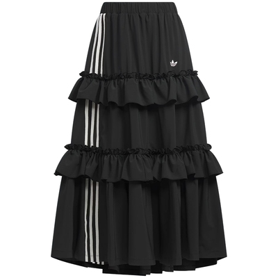 adidass阿迪达斯三叶草女子OTT LONG SKIRT运动休闲半身裙KQ6505