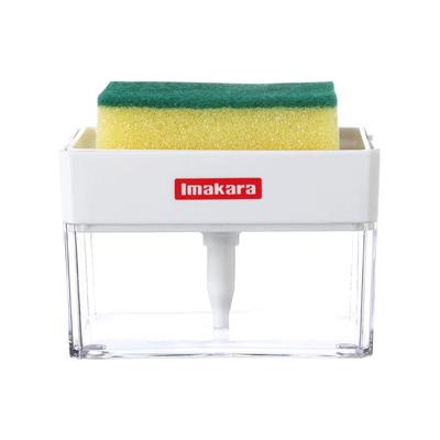 日本洗洁精按压器厨房装放盒懒人