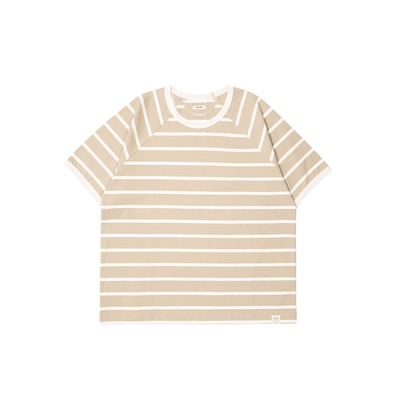 TACITURNLI短袖T恤条纹休闲夏季