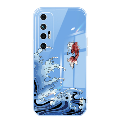 国潮适用小米10s手机壳透明M2102J2SC新款mi10s硅胶ml5G保护套十s10男女1os全包防摔高级感散热财神后壳外壳