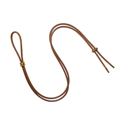 洪菁手作 2.5皮蜡绳毛衣链玉石黄金吊坠挂绳项链绳男女通用款