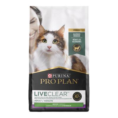 冠能LiveClear畅抚成猫美国进口猫粮减少猫毛过敏原1.59kg2袋