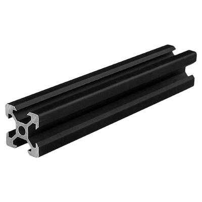 工业铝型材2020V槽黑色铝合金框架3D打印机 欧标2020V-4.2磨砂黑