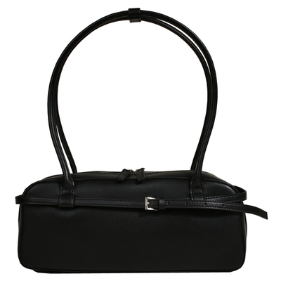 设计感小众单肩真皮法棍包EZRO