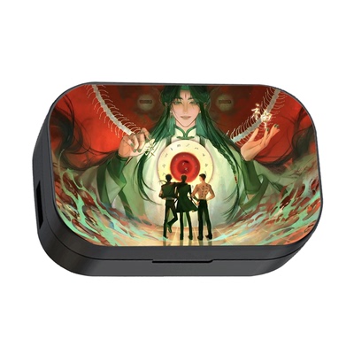 十日终焉周边齐夏青龙天龙二次元充电仓蓝牙耳机无线入耳式耳塞