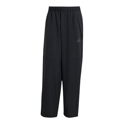 Adidas/阿迪达斯正品XL新款男黑色轻盈宽松经典速干长裤JN3679
