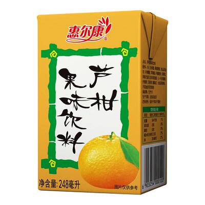 惠尔康芦柑饮料248ml*24盒