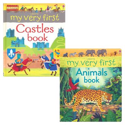 Usborne My Very First Book Animals Castles 尤斯伯恩 幼儿启蒙科普书 动物 城堡  事物认知 百科入门 英文原版进口儿童图书