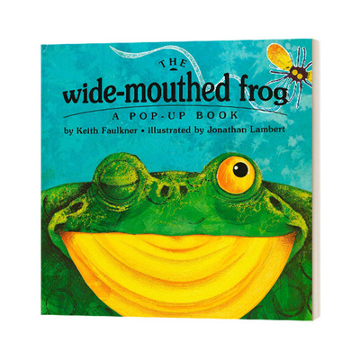 英文原版绘本 The Wide Mouthed Frog 大嘴蛙 A Pop-Up Book 英文版 进口英语原版书籍儿童外文书