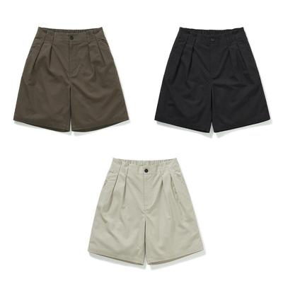 棉麻阔腿短裤休闲裤714street