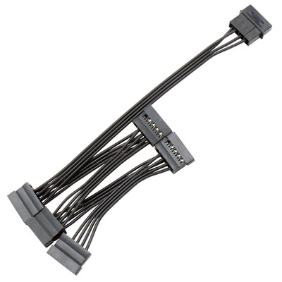 大4Pin转SATA母口电源供电一转五