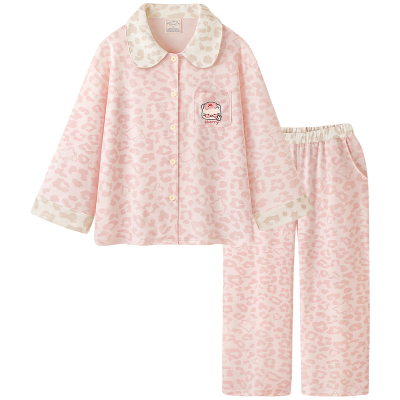 超柔软纯棉磨毛春秋长袖家居服