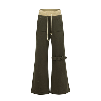 APRIORITY先验镂空修身阔腿卫裤