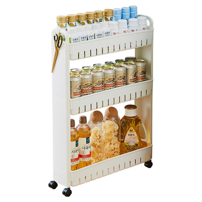 冰箱卫生间厨房夹缝置物架缝隙柜