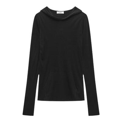 liegee潮流设计感连帽开袖卫衣