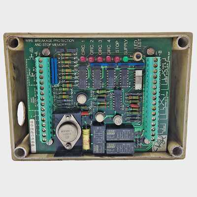 R&H 9855P008 WIRE BREAKAGE PROTECTION AND STOP MEMORY PCB CA