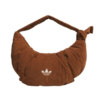 adidas阿迪达斯三叶草灯芯绒大号云朵包新款冬女单肩斜挎包KT0860