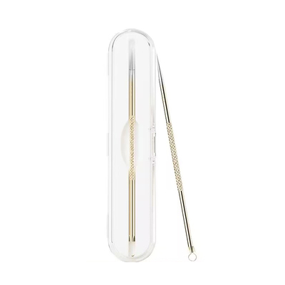 超细医用粉刺闭口针双头超尖去黑头挑痘痘去脂肪粒专用针美容工具