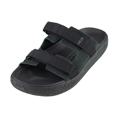 VEJA圆头平底一字拖鞋男士