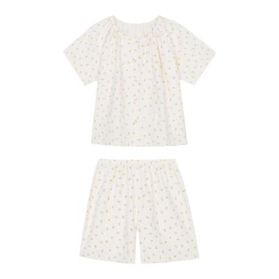 Sinbounboun圆领碎花短袖套装